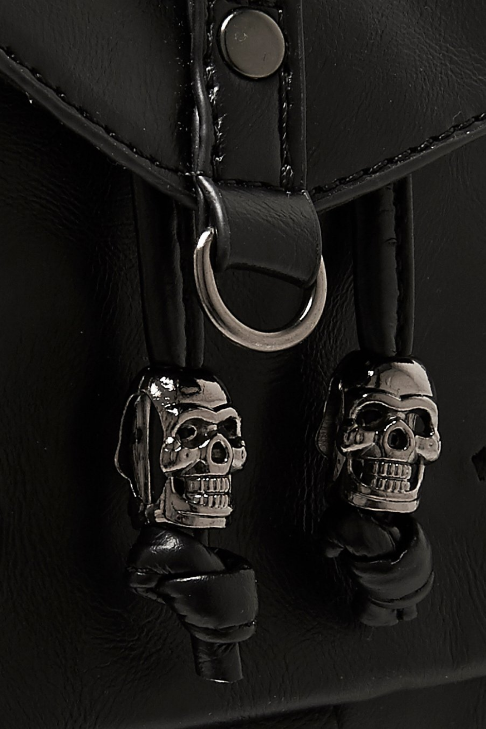 Heart Shaped Black PVC Pentagram 90s Grunge Backpack by Banned ...